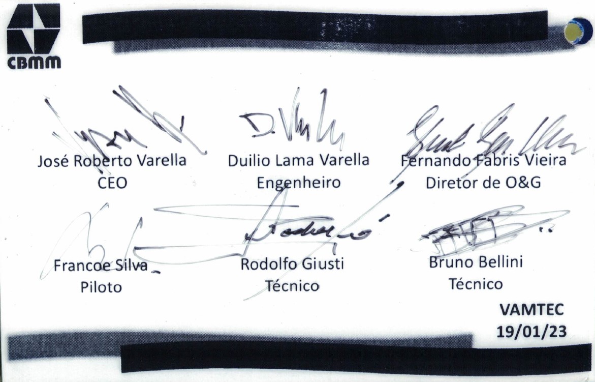 PARCERIA CBMM - VAMTEC GROUP PARCERIA CBMM - VAMTEC GROUP